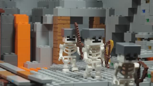 Я пережил 100 дней хардкорного Minecraft - Сборник лучших анимаций Lego