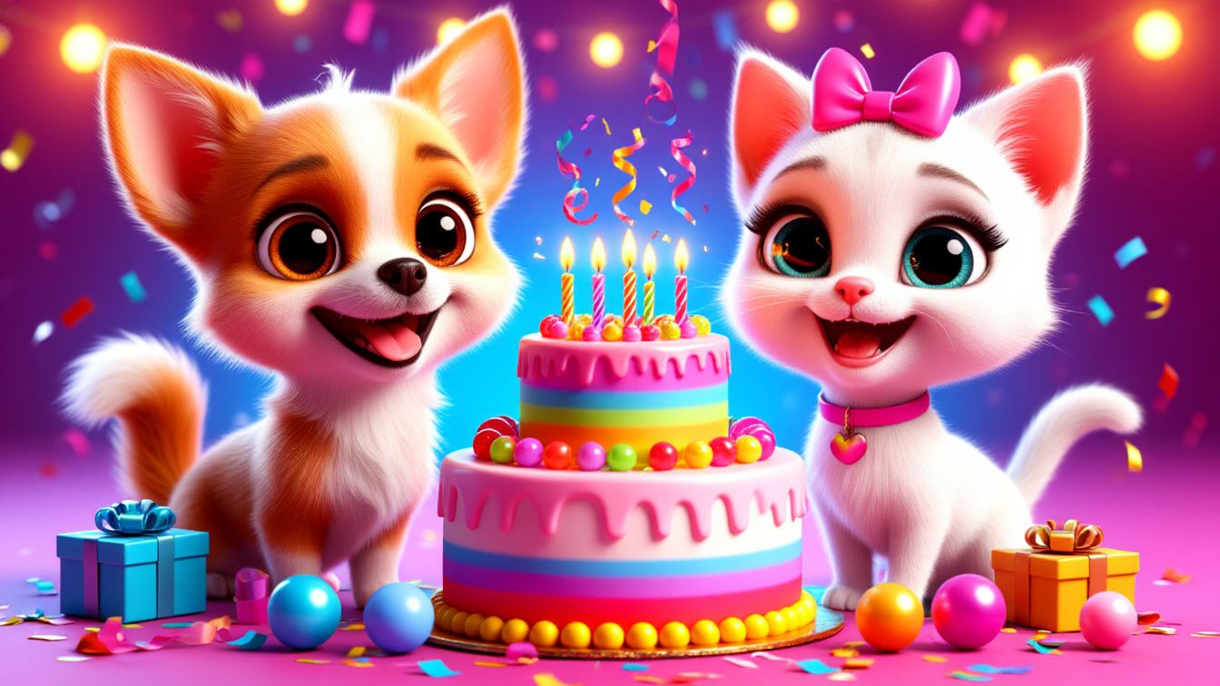 Пушистая вечеринка! День рождения и подарки 🐾🎉