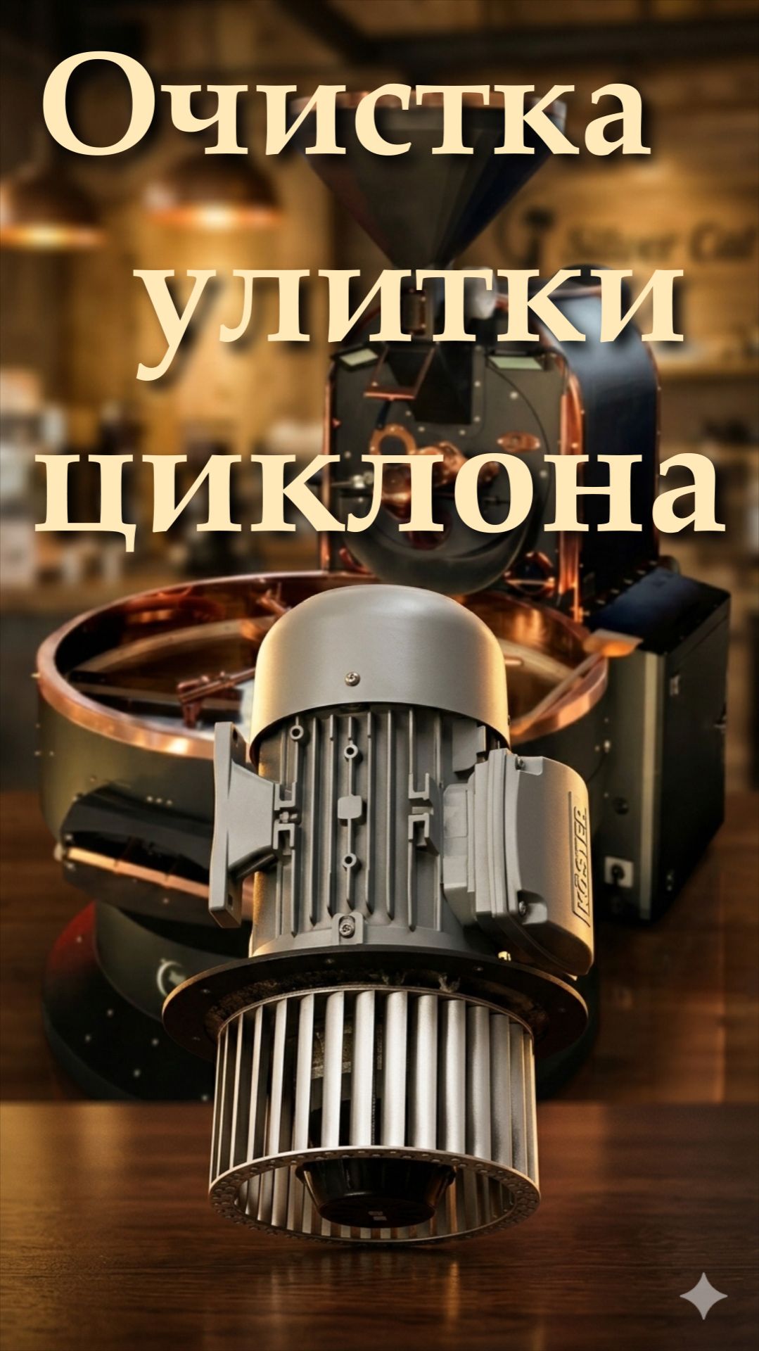 Ростеры для кофе и линия оборудования Silver Cat: как очистить улитку циклона