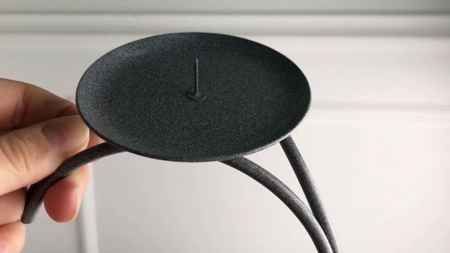 Подсвечник ОЛИМП, серый, металл, 13х6 см, 890521