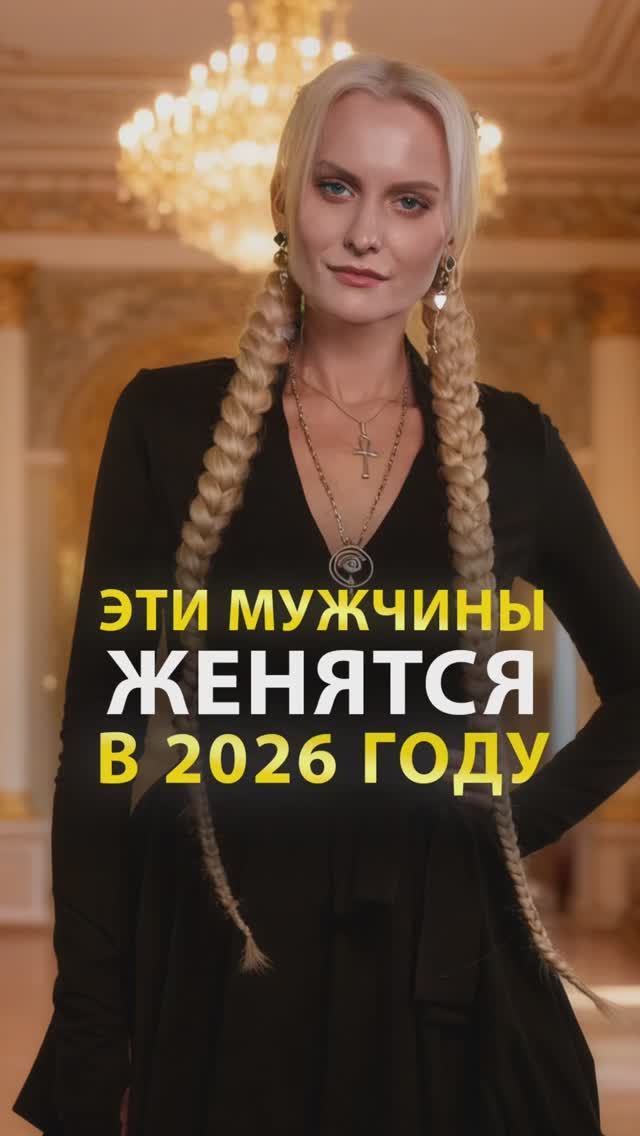 Эти мужчины женятся в 2026г