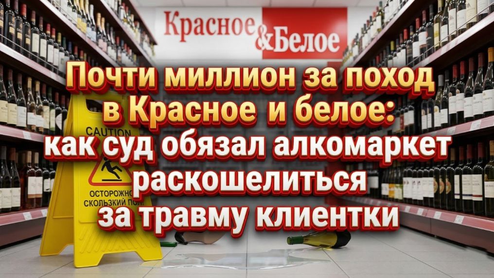 Суд обязал сеть Красное и белое выплатить почти миллион рублей за травму в Кургане