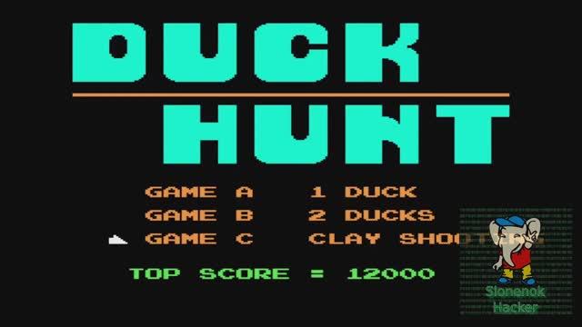 Clay shooting. NES. Прохождение без комментариев