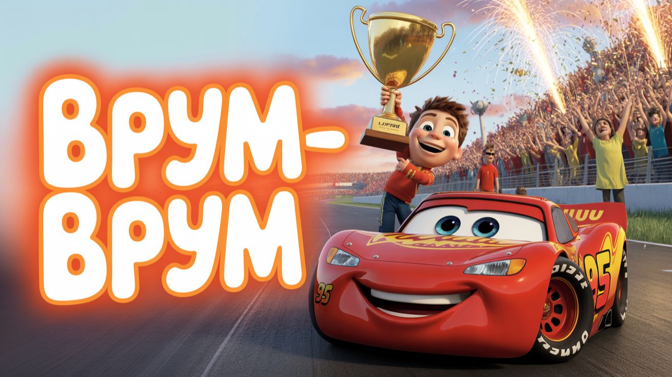 Врум-врум! Маквин — чемпион навсегда! Мульт-песенка 🏆🏎