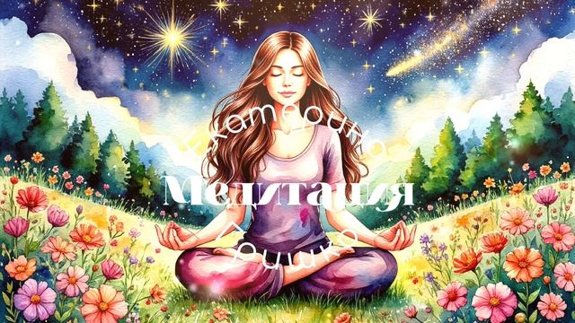 Медитация для расслабления и снятия напряжения, медитация в конце дня, медитация для успокоения