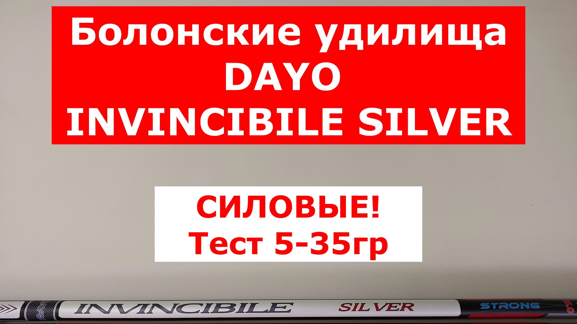 DAYO INVINCIBILE SILVER - ОБЗОР СИЛОВЫХ БОЛОНСКИХ УДИЛИЩ. УДИЛИЩЕ ДЛЯ КРУПНОЙ РЫБЫ.