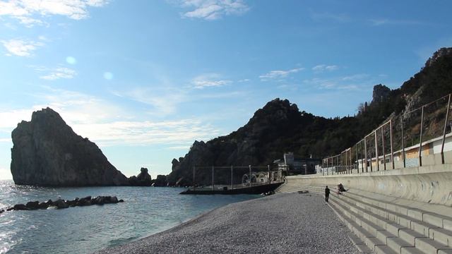 Дива и Панеа с пляжа