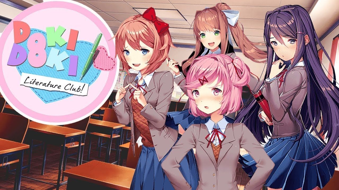 ДОКИ ДОКИ ЛИТЕРАТУРНЫЙ КЛУБ ПЛЮС / DOKI DOKI LITERATURE CLUB PLUS (НОВОЕ ПРОХОЖДЕНИЕ) #1