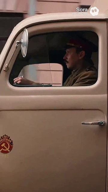 Cоветский грузовой фургон КП 51 на шасси ГАЗ 51А #sora2 #ai #sora #история #ссср