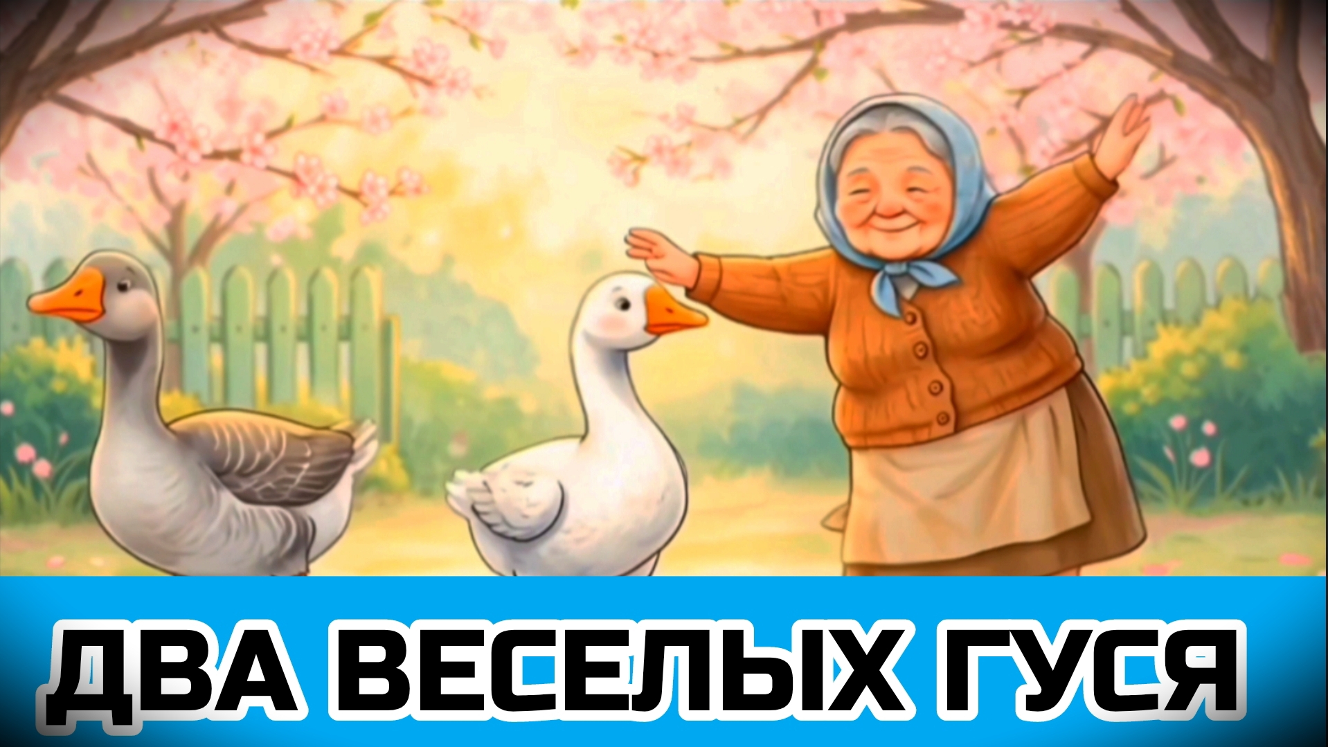 ДВА ВЕСЕЛЫХ ГУСЯ. Русская народная песня.