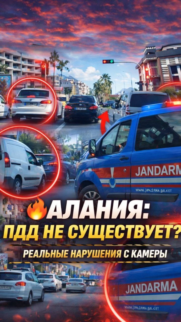 ПДД на юге Турции? Похоже, их здесь просто не существует… 🚗😅
