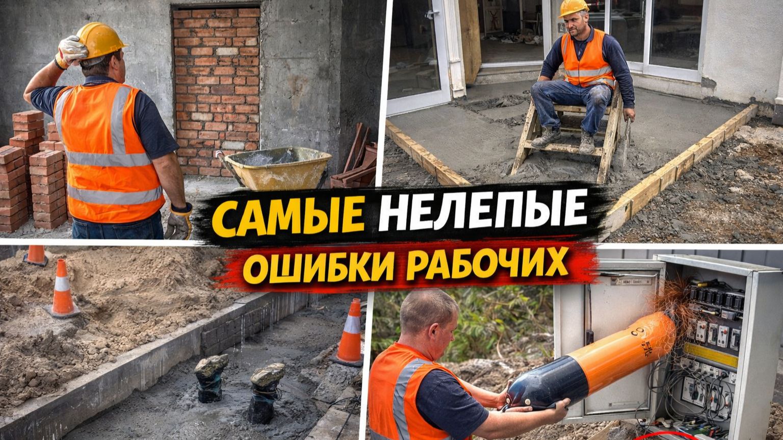 Самые Нелепые Ошибки Рабочих