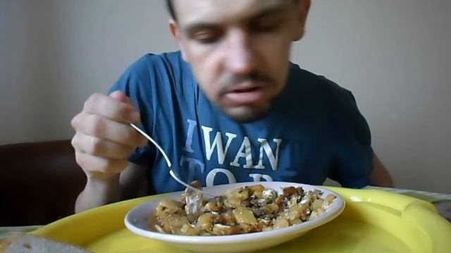 ОБЖОР ЖАРЕНАЯ КАРТОШКА С ГРИБАМИ