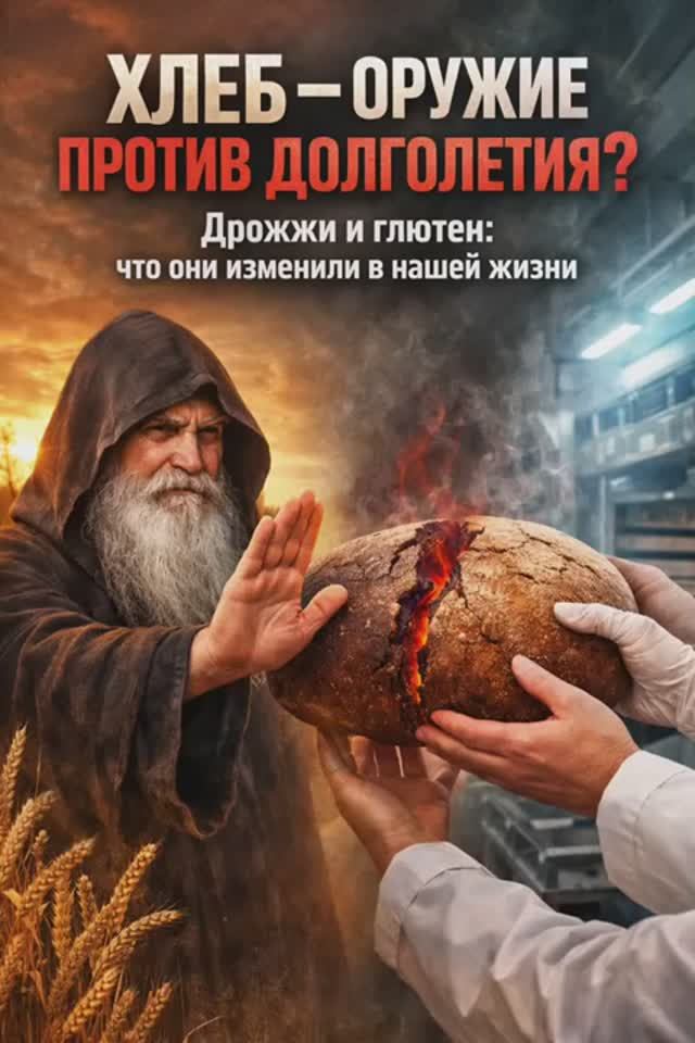 Хлеб-оружие против долголетия ? Часть 1/3