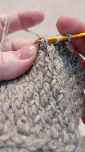 Узор крючком - " Кожа дракона " .