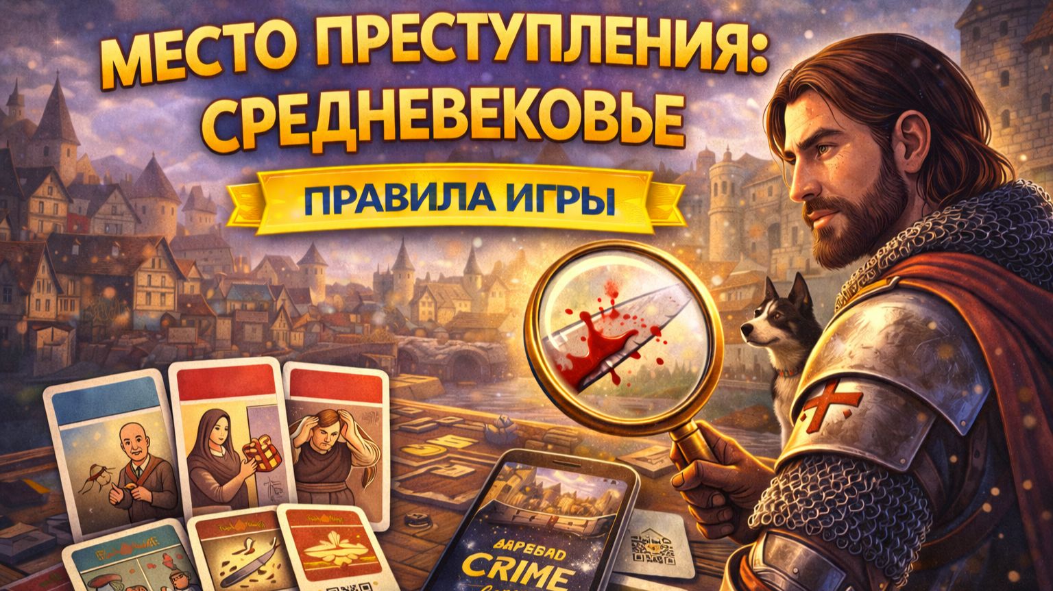 Место преступления: Средневековье — правила настольной игры | Как играть