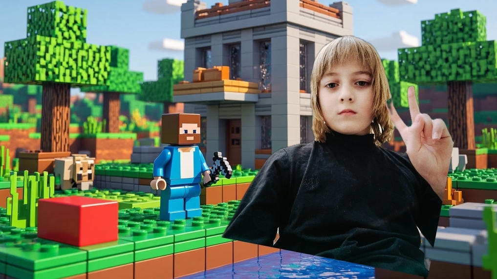 Майнкрафт с Барсом часть 2.