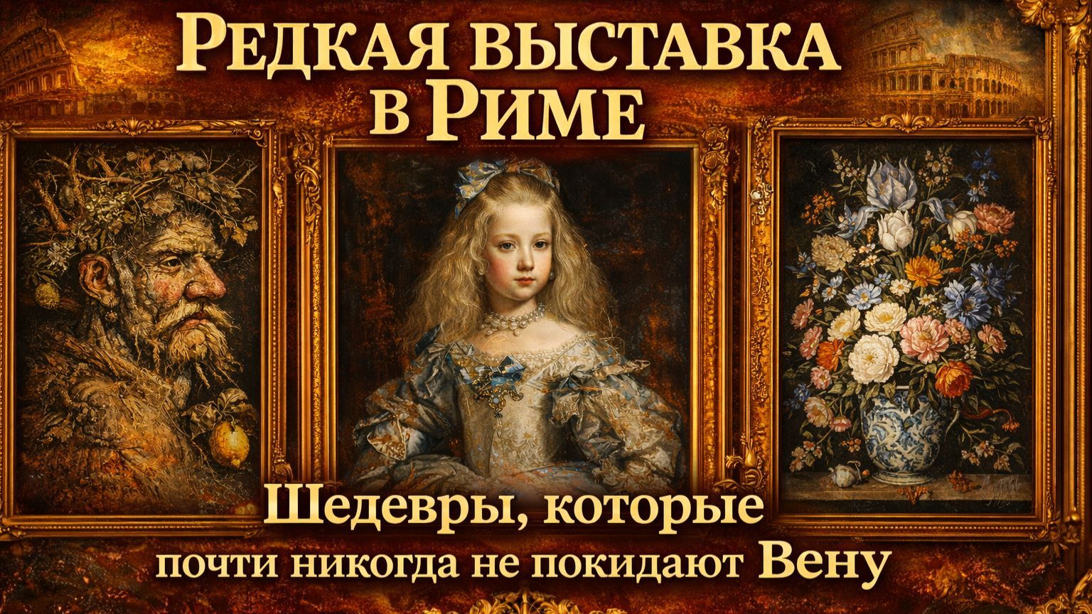 В Рим привезли картины, которые почти никогда не покидают Вену.  Караваджо, Рубенс, Веласкес