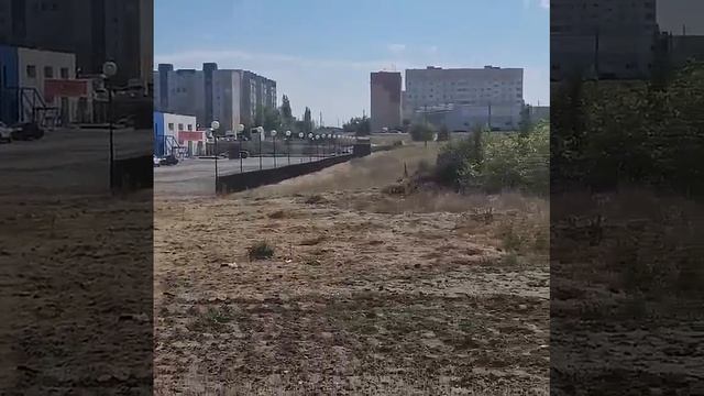 ГАБ Камышин. Вид с Федеральной трассы в сторону объекта и 5-го микрорайона