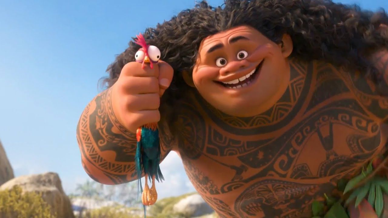 Мауи пытается сбежать с острова, украв лодку Моаны отрывок из мультфильма Моана 2016