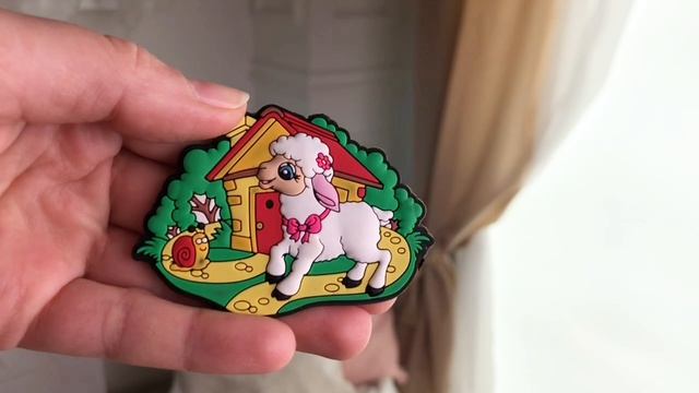 Магнит ОВЕЧКА И УЛИТКА, 7х0.5х5 см, Е94525