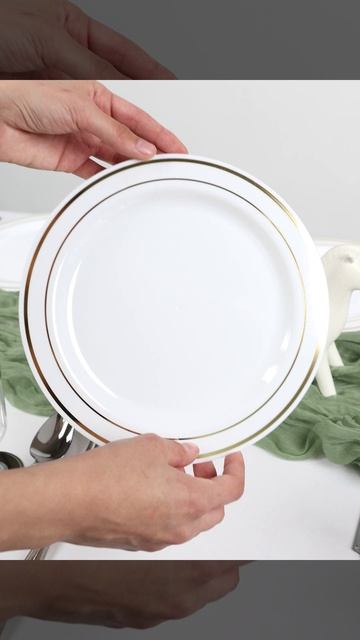 Набор на 12 персон с бокалом и  золотистой тарелкой