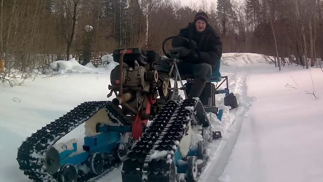 ДЛИННЫЕ ГУСЕНИЦЫ с ПРИЦЕПОМ покатушки