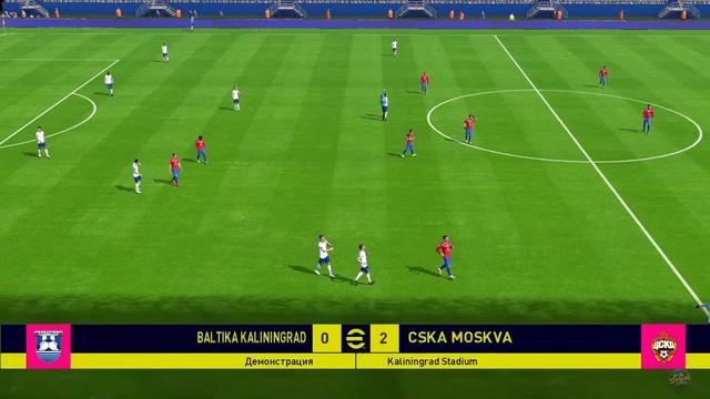 Футбол. РПЛ. Балтика - ЦСКА. Обзор матча [PES 2017]
