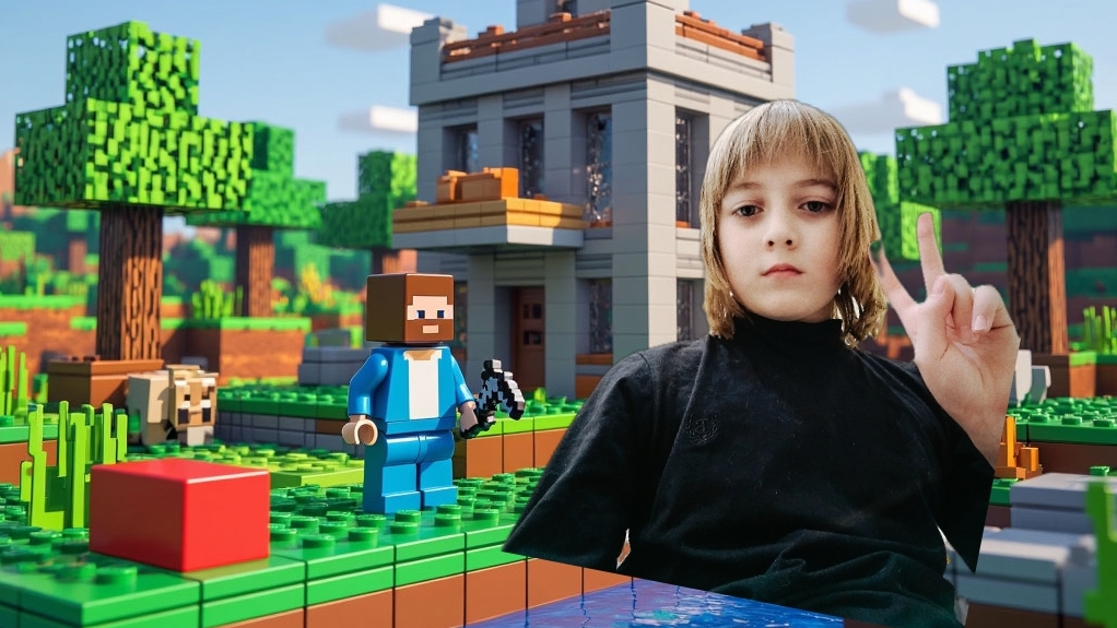 майнкрафт с Барсом.