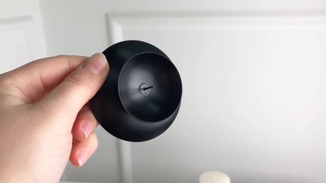 Подсвечник-блюдце СИРКЛ, металл, чёрный, 7х3 см, 980704