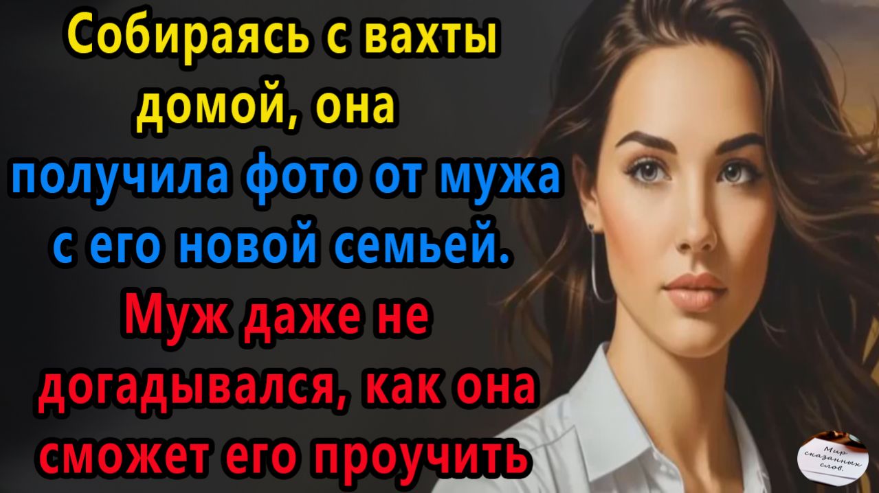 Истории из жизни: Собираясь домой с вахты, она получила в сообщении фото мужа. Жизненные истории