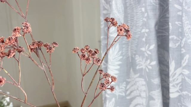 Декоративная искусственная ветка ВОЗДУШНАЯ ГИПСОФИЛА, пластик, 60 см, 2006281-2