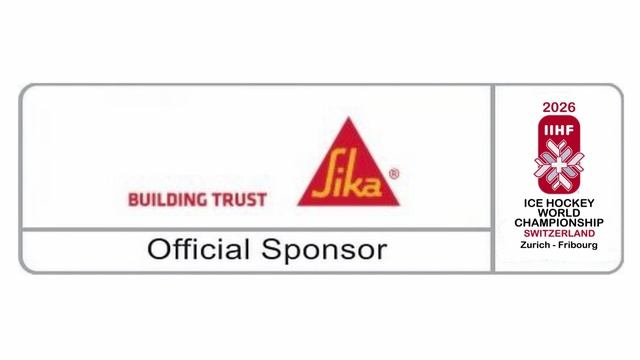 Sika – Offizieller Partner der IIHF Eishockey-Weltmeisterschaft'26 in Schweiz