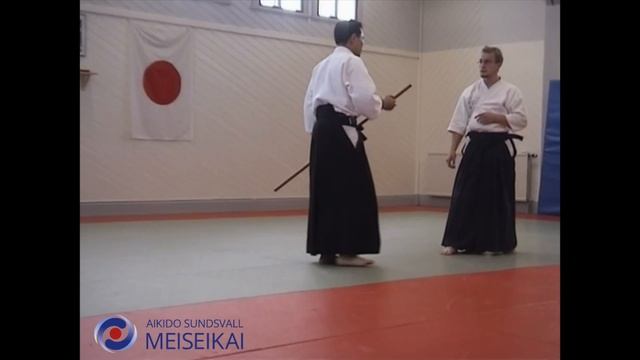 20.Aikido Jo No Tebiki Ai Hanmi Sankyo Shishiya Sensei Sandviken 2002
