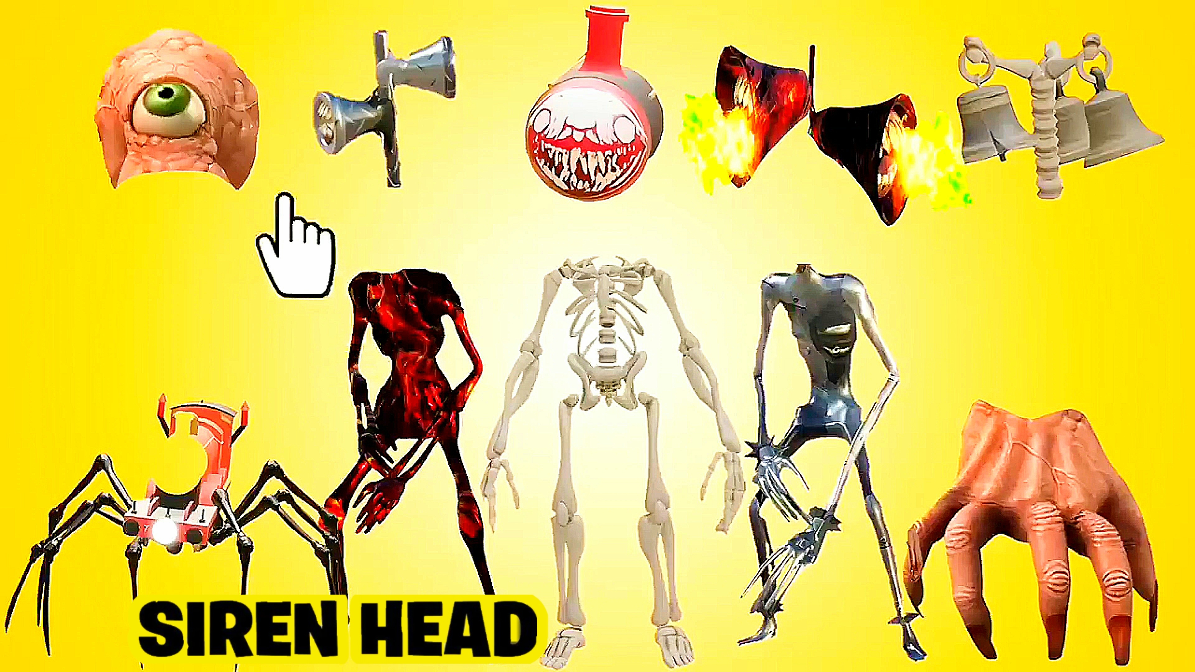 📢 СИРЕНОГОЛОВЫЙ 📢 - СОБЕРИ СИРЕНОГОЛОВОГО ПРАВИЛЬНО. SIREN HEAD - ВИДЫ.