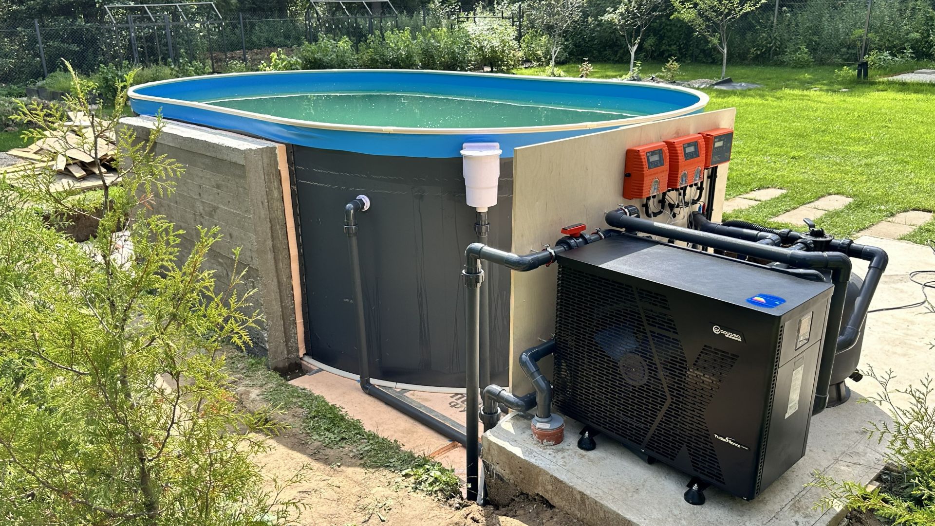 Быстрый Нагрев Бассейна! Греет воду Тепловой Инверторный Насос Aquaviva