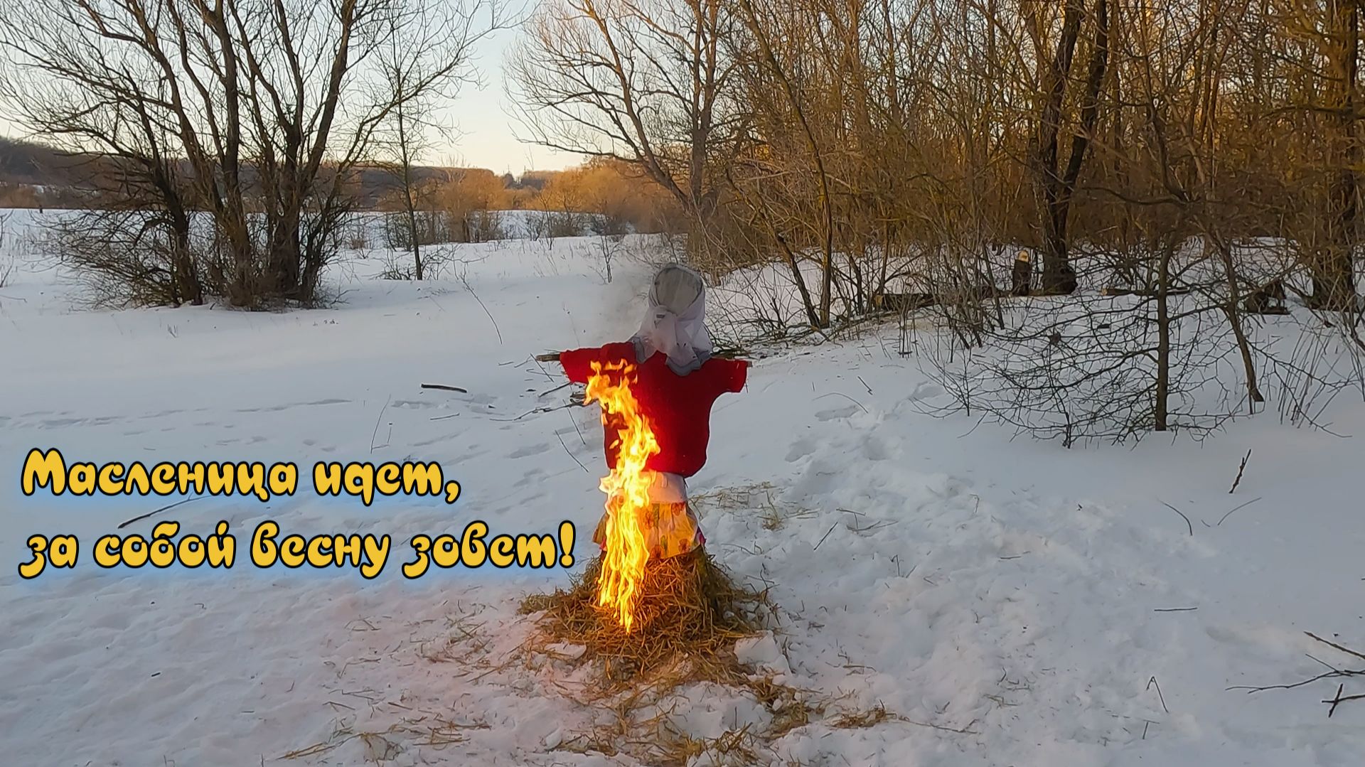 Масленица идет, за собой весну зовет!