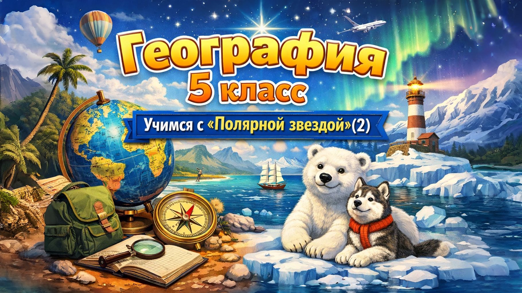 $15 "Учимся с "Полярной звездой"(2), География 5-6 классы, Полярная звезда