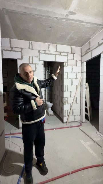 Перегородки ГОТОВЫ! Ремонт квартиры в ЖК 8 Клёнов!