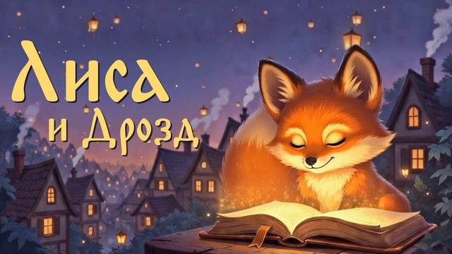 Лиса и Дрозд | Сказки на ночь | Сказки для детей