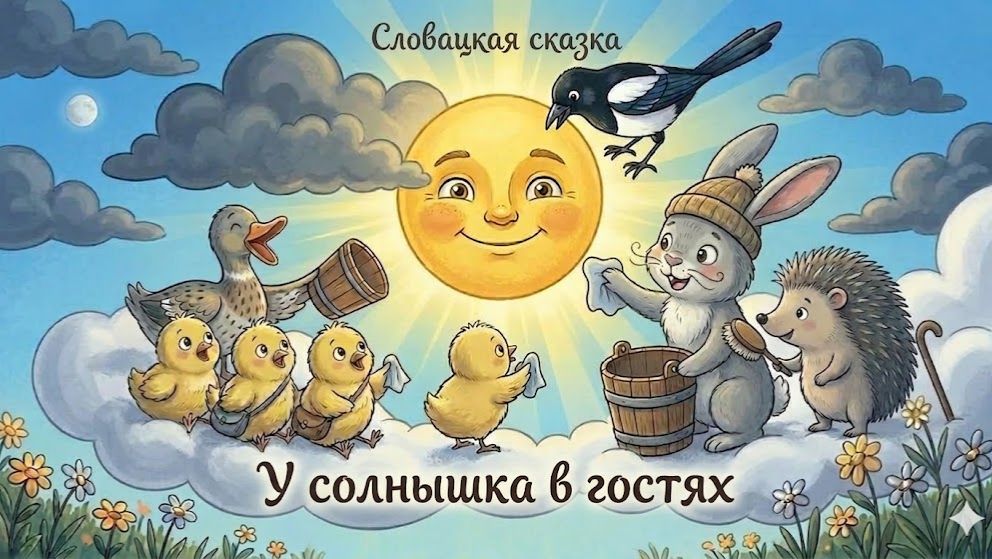 У солнышка в гостях - словацкая сказка