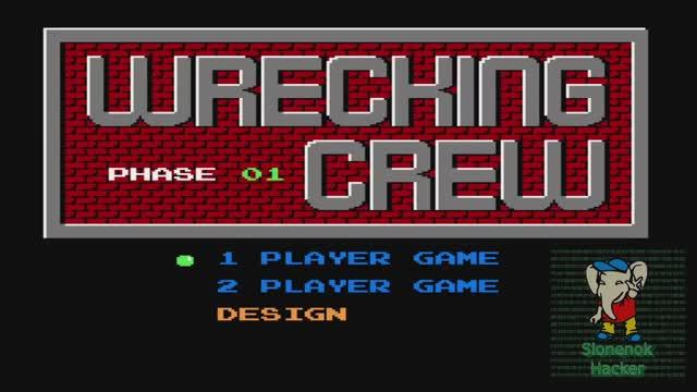Wrecking Crew. NES. Прохождение без комментариев