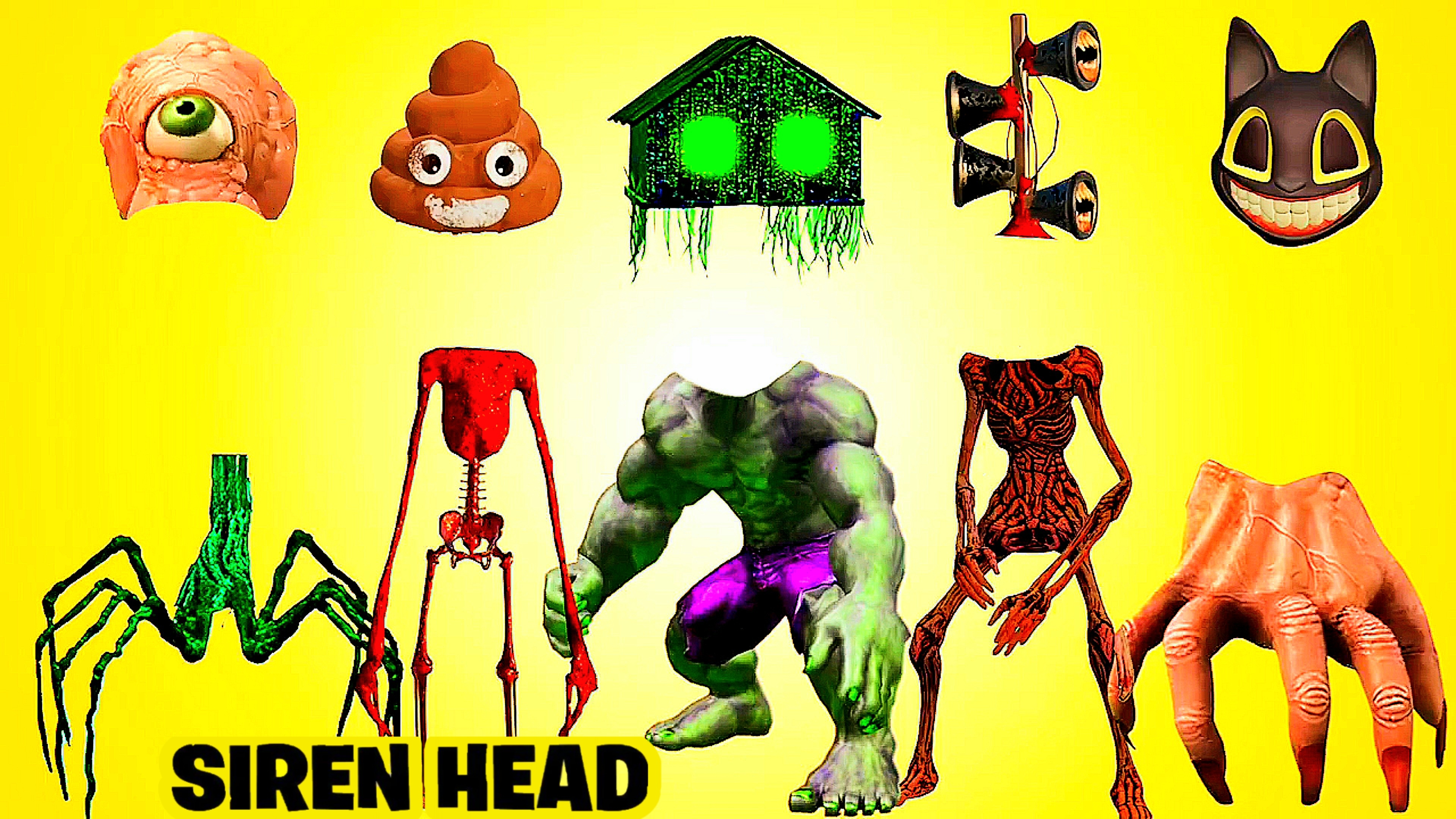 📢 СИРЕНОГОЛОВЫЙ 📢 - СОБЕРИ СИРЕНОГОЛОВОГО ПРАВИЛЬНО. SIREN HEAD - ВИДЫ.