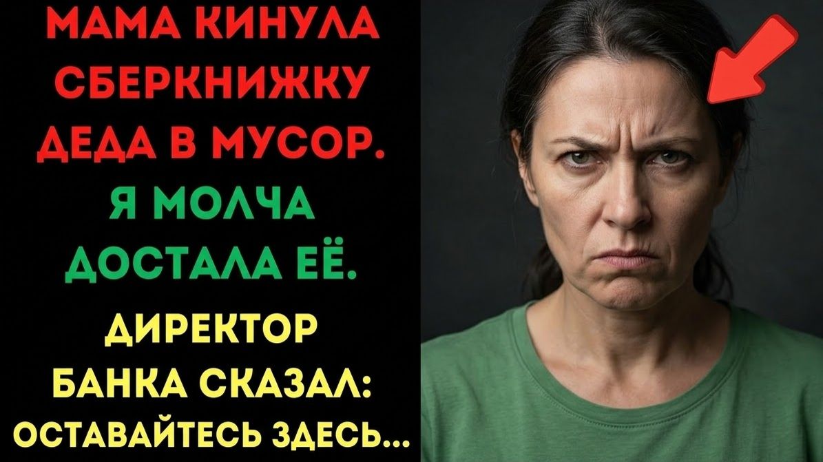 «Мама кинула сберкнижку деда в мусор» Слушать житейские истории. Слушать рассказы о жизни