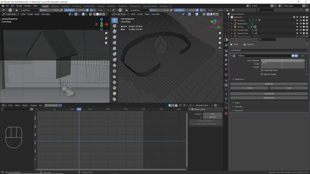 2.6_Blender Избушка ► Подготовка. Проработка планов