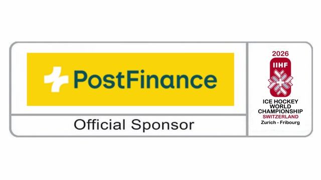 PostFinance – Offizieller Sponsor der IIHF Eishockey-Weltmeisterschaft'26 in Schweiz