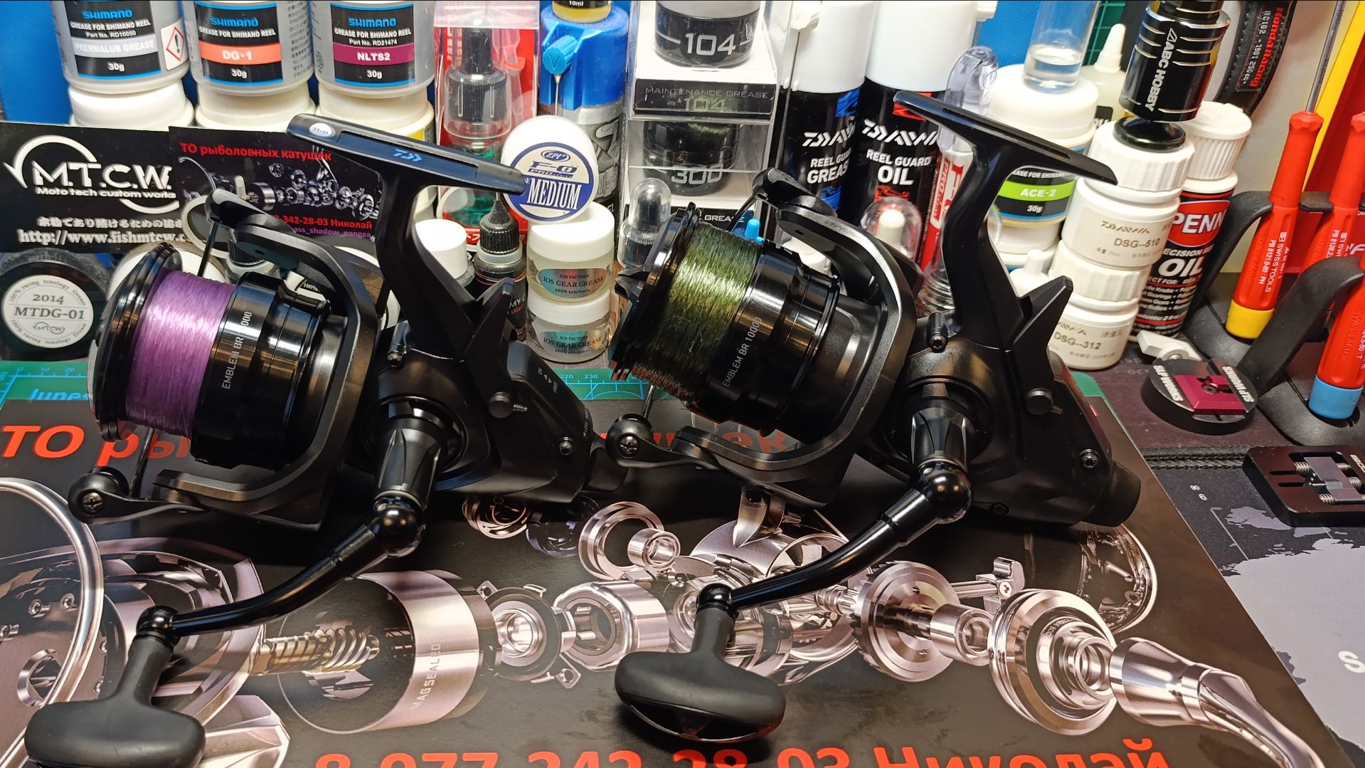 Обзор ТО разбор обслуживание Daiwa 24 Emblem BR
