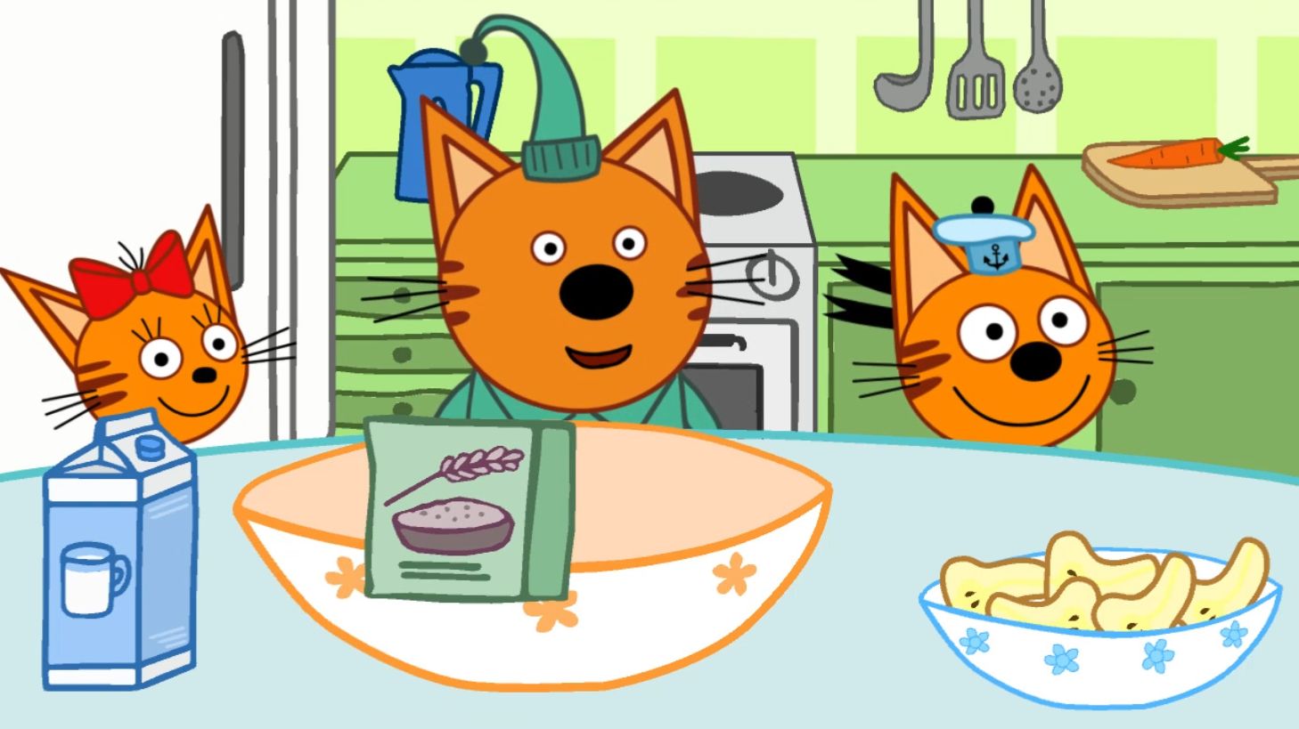 Три кота. Три кота готовим кушать