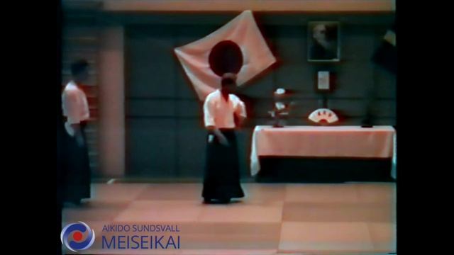 8.Aikido Ai Hanmi Kogetashi Omote Upper Position Nishio Sensei Uppsala 1994