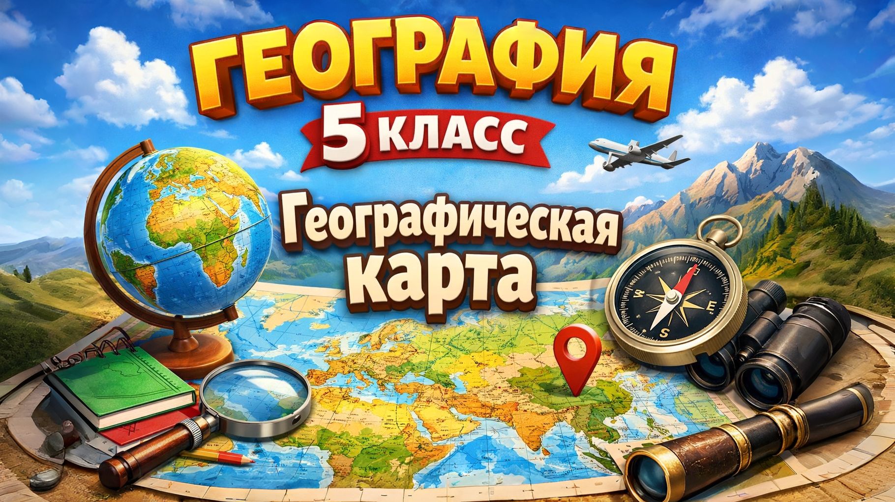 §16 "Географическая карта", География 5-6 классы, Полярная звезда